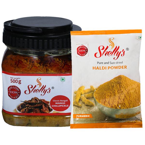 Buy Shelly's Classic Bengali Mango Chilli Pickle (Free Shellys Haldi ...