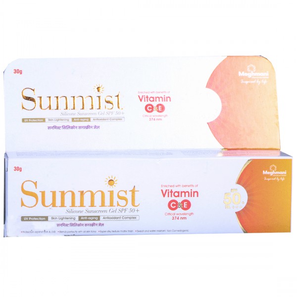 Buy Sunmist SPF 50+ Pa+++ Silicone Sunscreen Gel 30 g Online at the ...