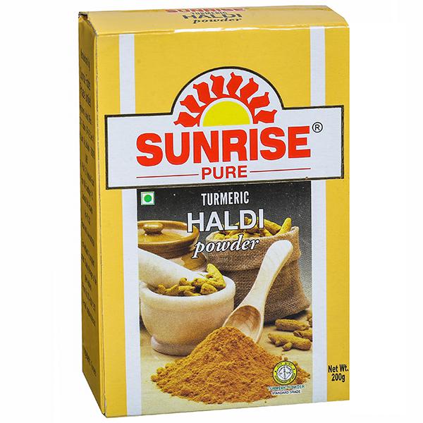 Buy Sunrise Pure Turmeric Haldi Powder Box 200 g Online at the Best ...
