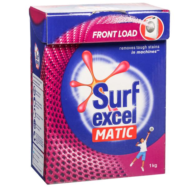 Buy Surf Excel Matic Front Load Detergent Powder 1 kg Online at the ...