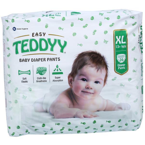 Buy Teddyy Easy Baby Diaper Pants XL 13+ kg Pack Of 26 Online at the ...