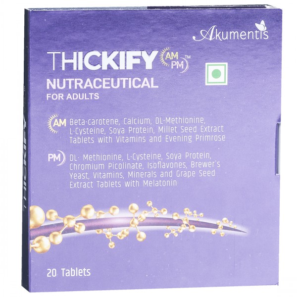 Buy Thickify AM PM 20 Tablets Online at the Best Price | SastaSundar