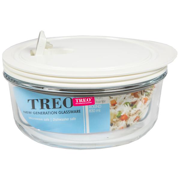 Buy Treo Borosilicate Round Partition Container 830 ml Online at the ...