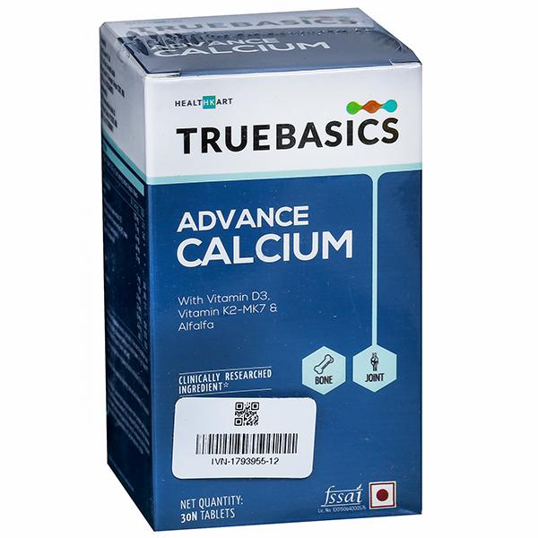 Buy Truebasics Advance Calcium 30 Tablets Online at the Best Price ...