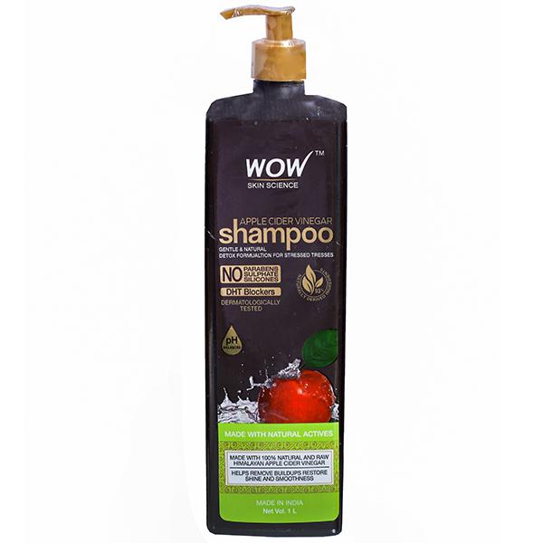 Buy Wow Skin Science Apple Cider Vinegar Shampoo 1 L Online at the Best ...