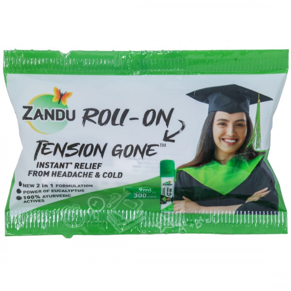 Buy Zandu Roll On Tension Gone Instant Relief From Headache & Cold 9 ml ...