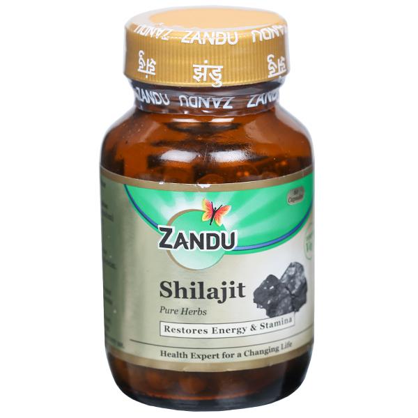 Buy Zandu Shilajit 60 Capsules Online at the Best Price | SastaSundar