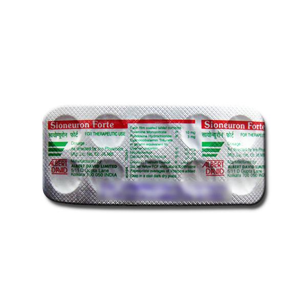 Buy Sioneuron Forte Tablet (10 Tab) Online at the Best Price | SastaSundar