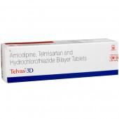 Buy Telvas 3D Tablet (10 Tab) Online | Uses, Price & Side Effects ...